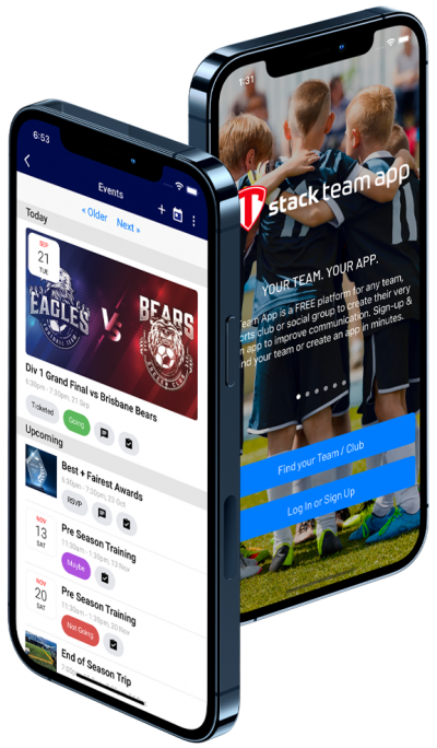Stack Team App - Sports Connect